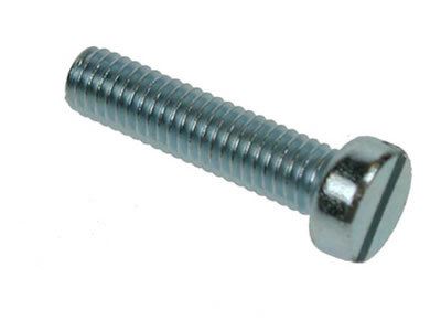 Slotted Cheesehead Machine Screw | Zinc Plated