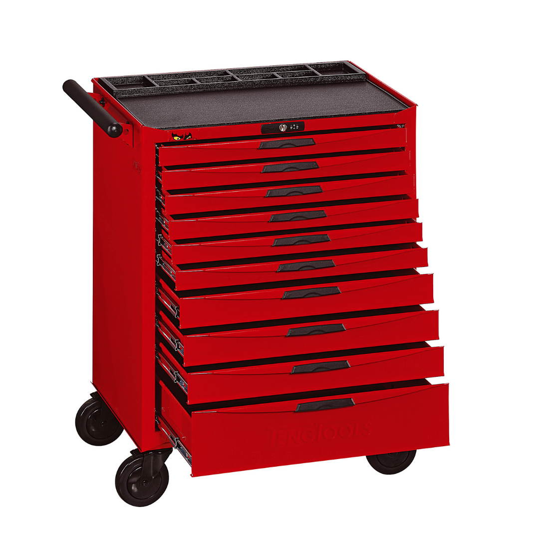 TengTools Tool Box Roller Cabinet 10 Drawer - Brand Code TENTCW810N ...